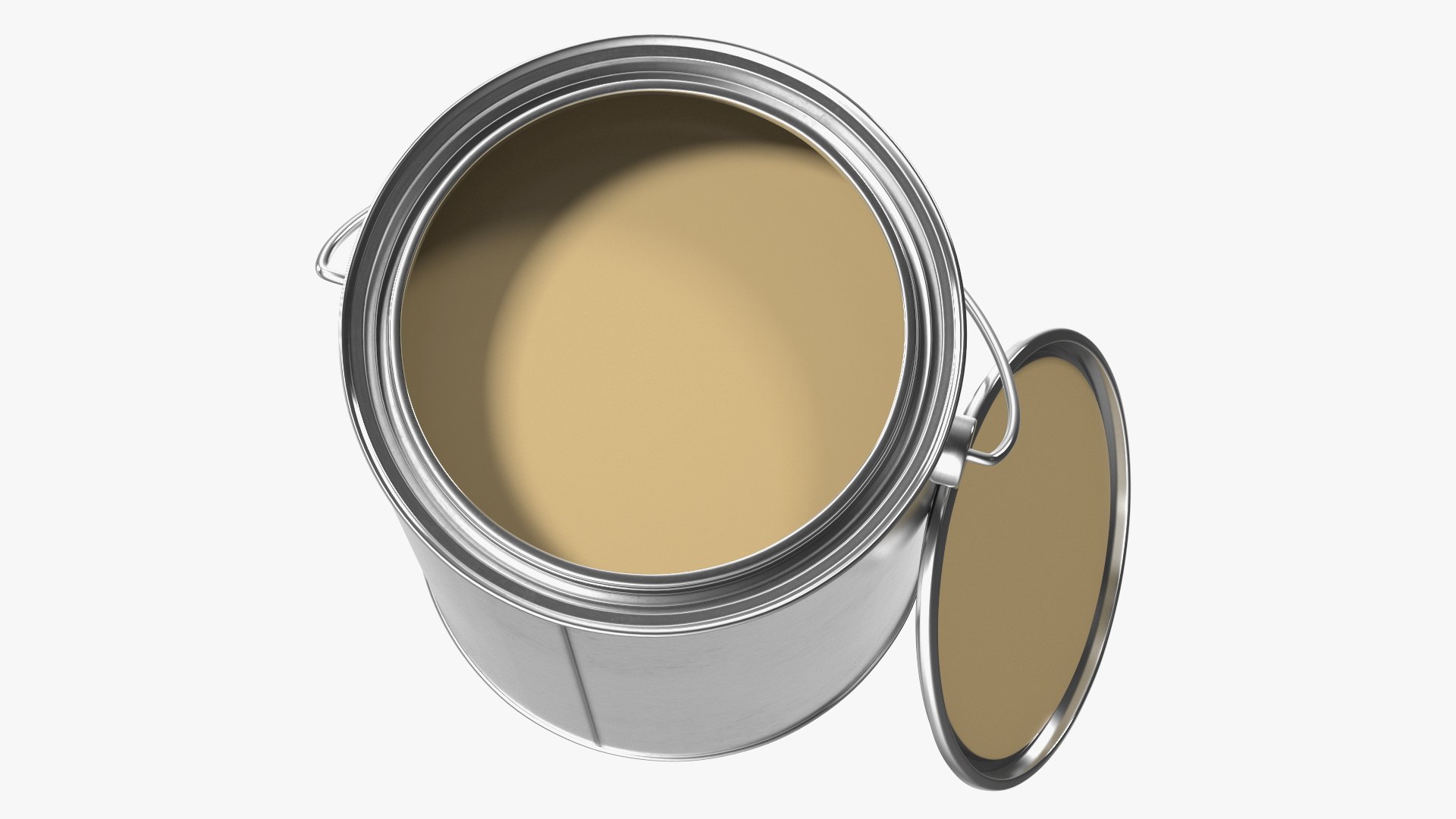 Paint Bucket Open 3D Model - TurboSquid 2211798