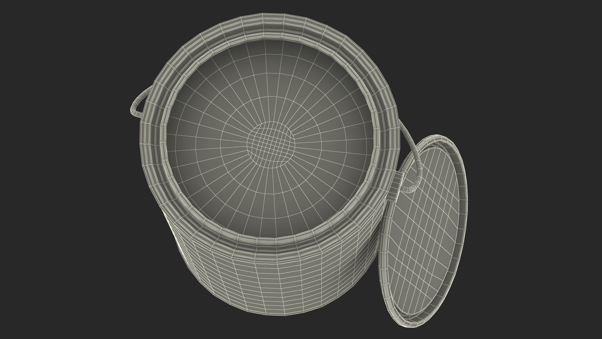 Paint Bucket Open 3D Model - TurboSquid 2211798