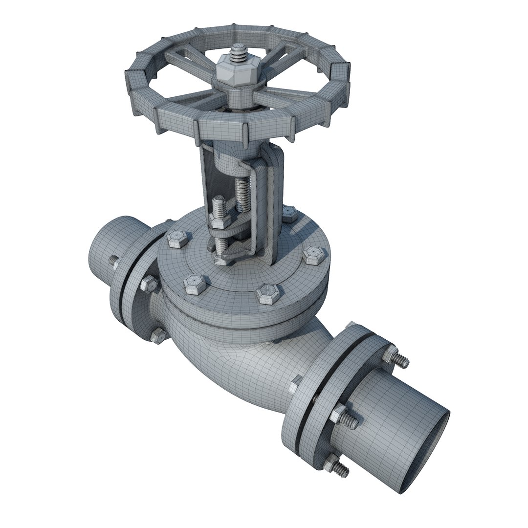 Gate Valve 3D | 1142653 | TurboSquid