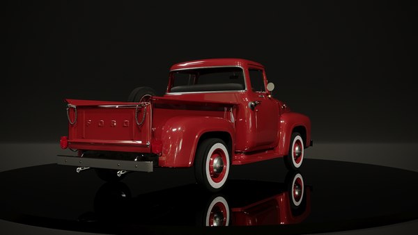 3D F100 1956 model - TurboSquid 1852007