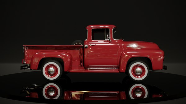 3D F100 1956 model - TurboSquid 1852007