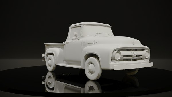 3D F100 1956 model - TurboSquid 1852007