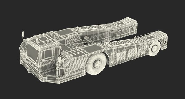 Trator de reboque de aeronaves Douglas TBL 600 Rig Modelo 3D ...