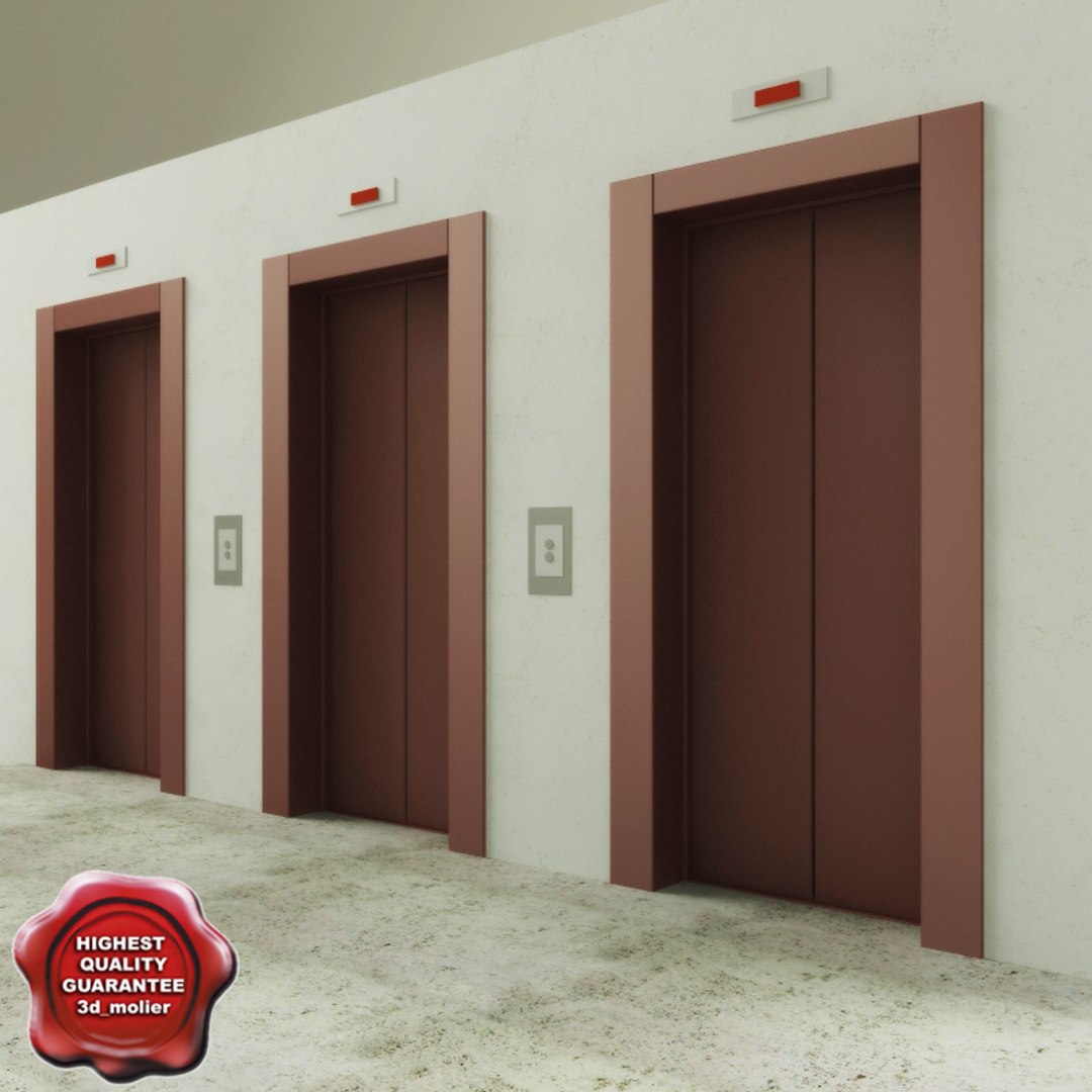 3d Model Lift Doors