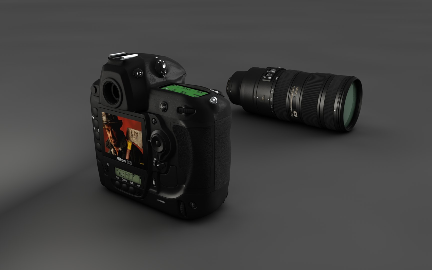 3d C4d Nikon D3 D3x Nikkor