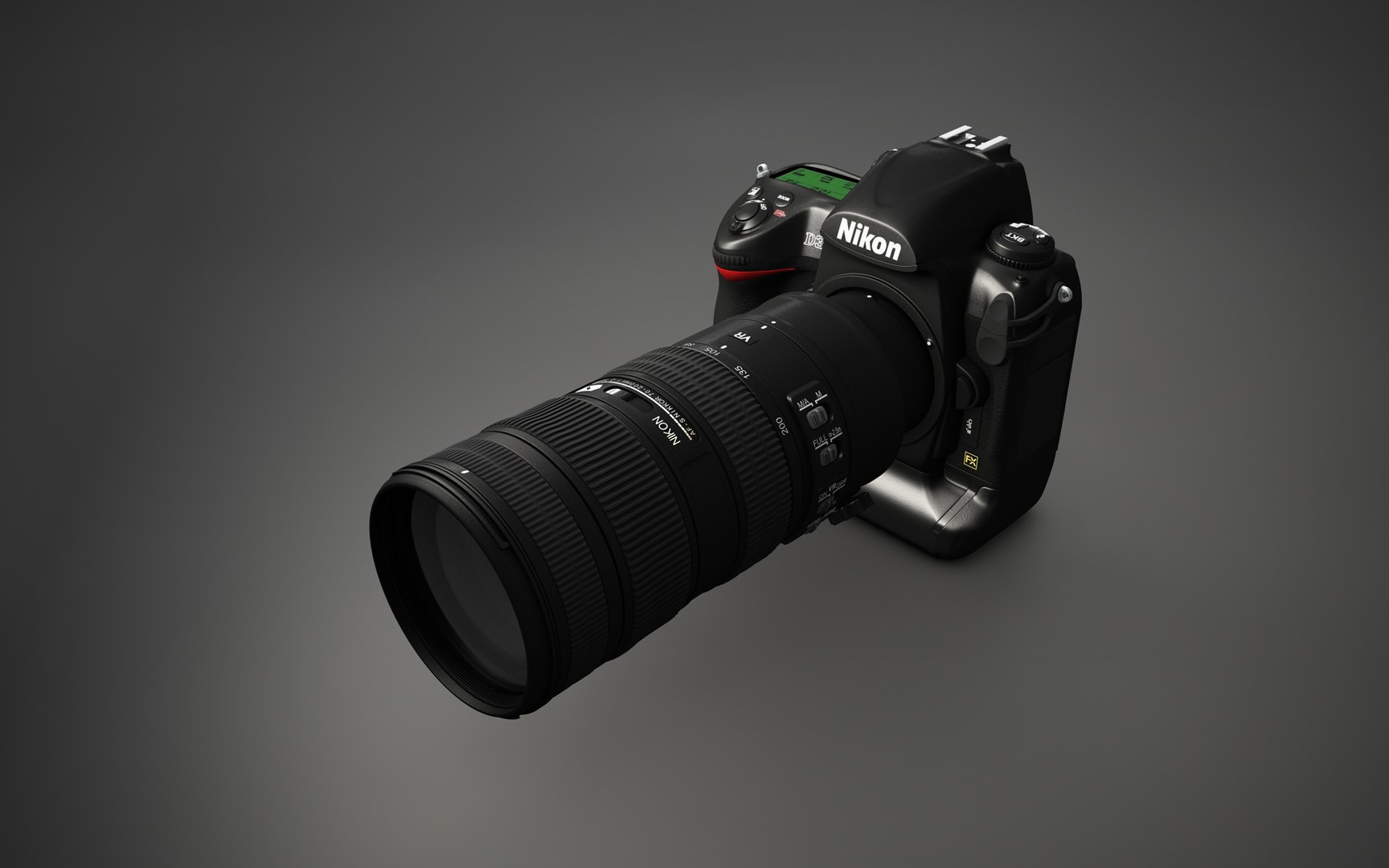 3d C4d Nikon D3 D3x Nikkor