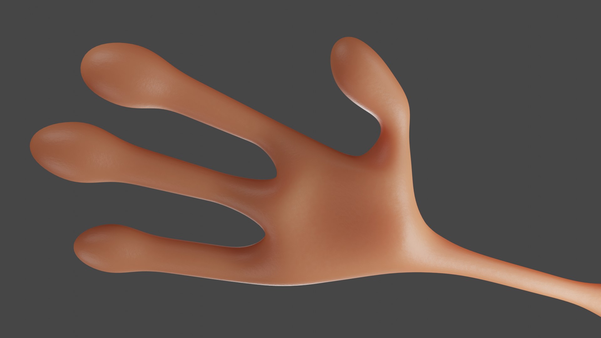 3D Cartoon Hand Skinny - Blender - Low-Poly - TurboSquid 1930741