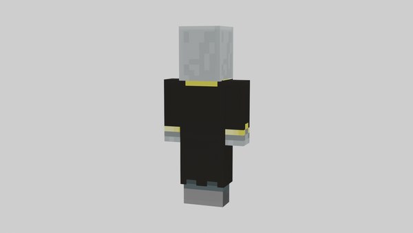modelo 3d Minecraft Evoker Rigged - TurboSquid 2047160