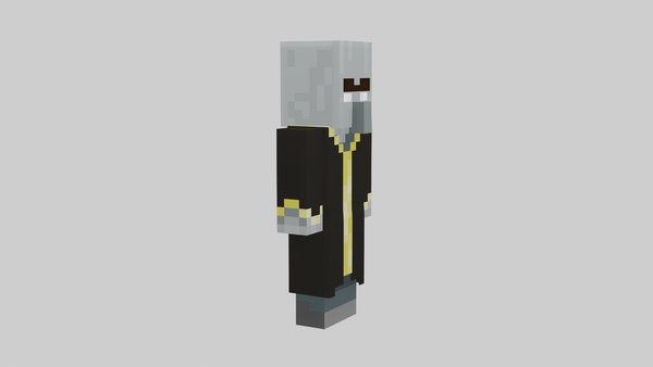 modelo 3d Minecraft Evoker Rigged - TurboSquid 2047160