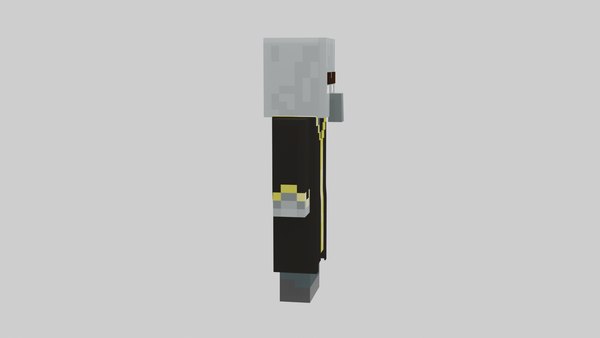 modelo 3d Minecraft Evoker Rigged - TurboSquid 2047160