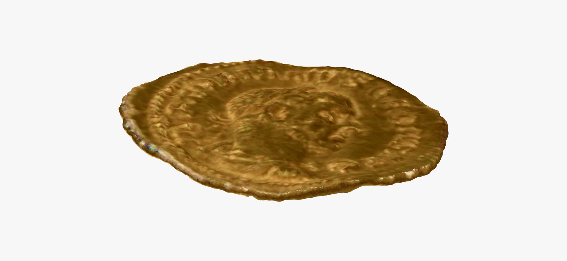 3D model Medieval Gold Coin 01 RAW Scan - TurboSquid 1793570