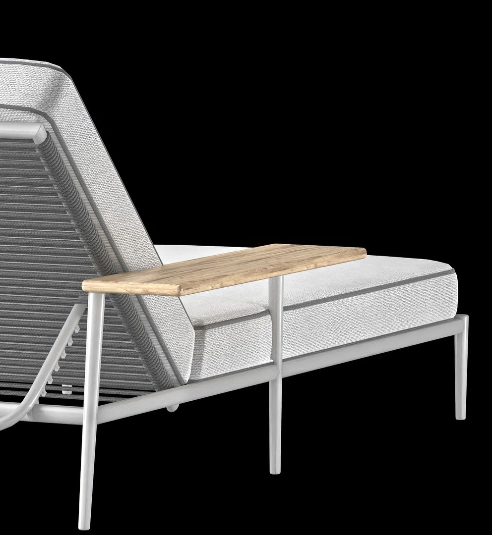 Sette Garden Voxel Sunbed 3D Model - TurboSquid 2050012