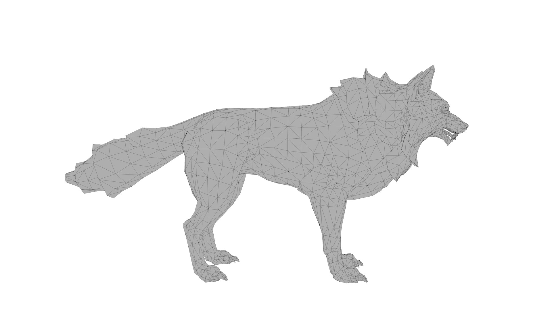 Realistic 3D Wolf Model Game-Ready Rigged 3D - TurboSquid 2365969