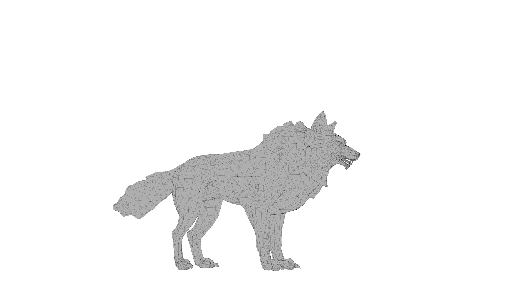Realistic 3D Wolf Model Game-Ready Rigged 3D - TurboSquid 2365969