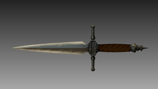 3d model dagger