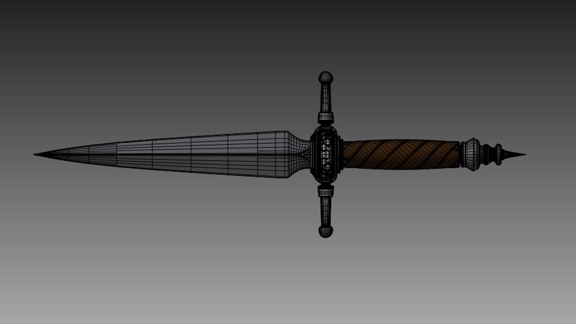 3d Model Dagger