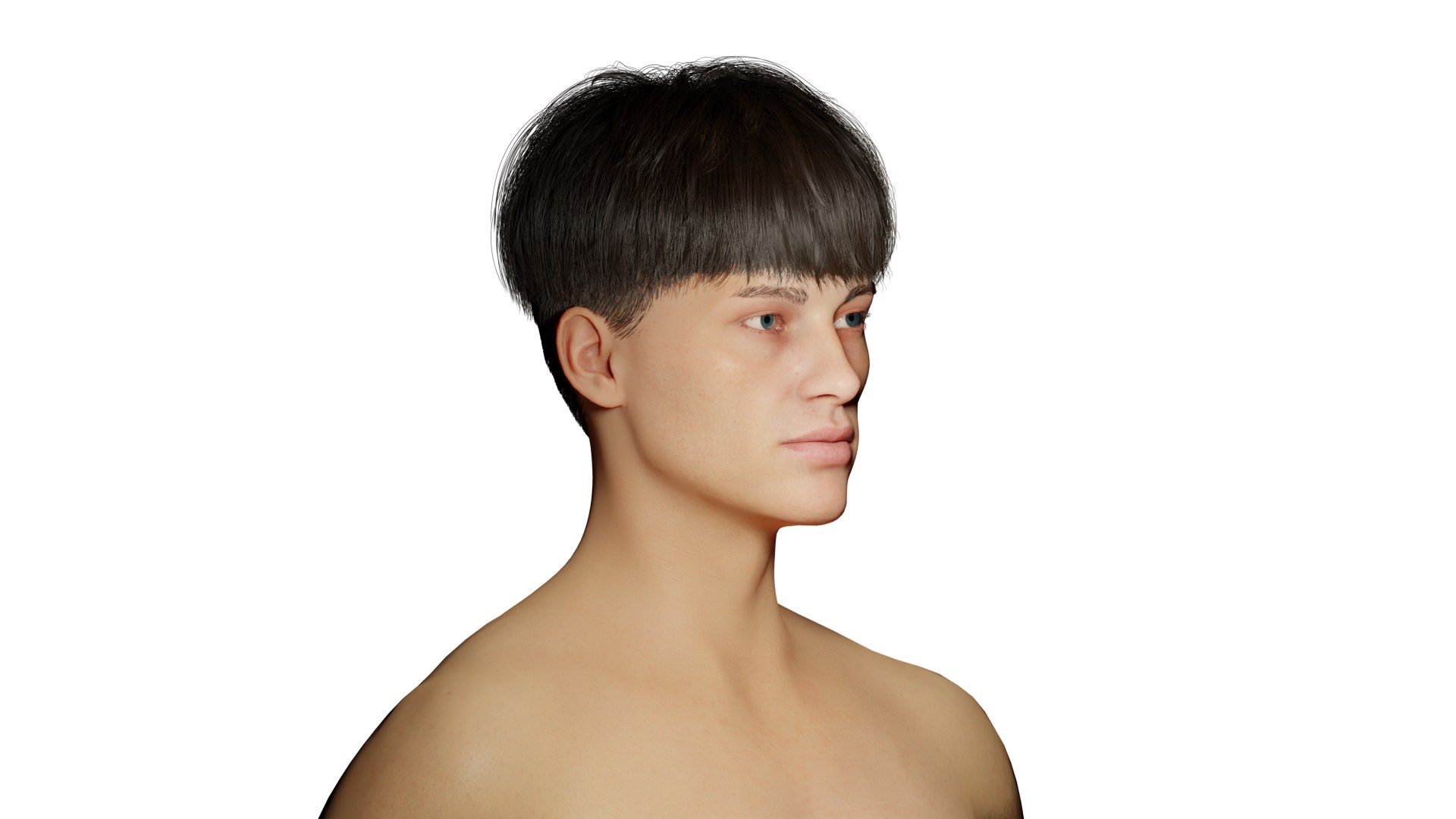 Jon Realistic Rigged Man Blender Character Model 3D Model 3D Model ...