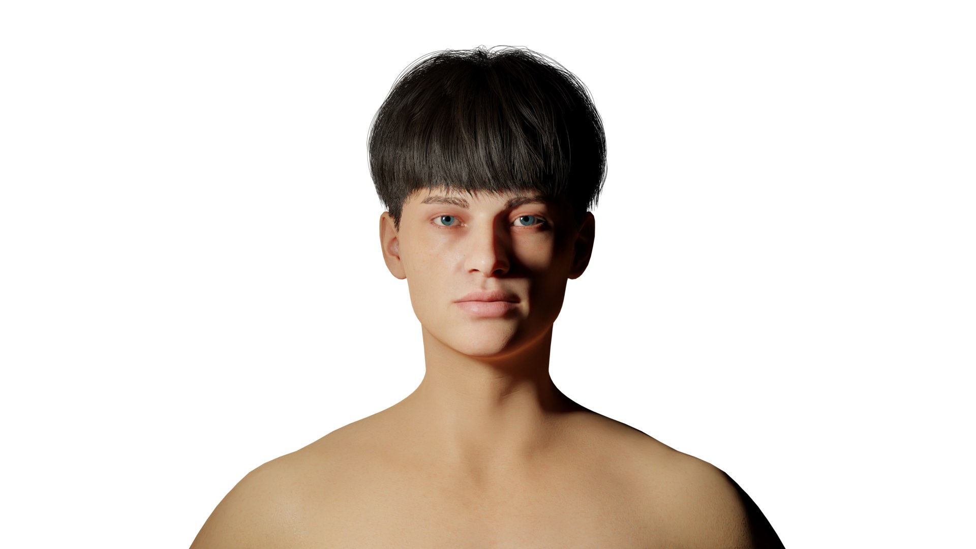 Jon Realistic Rigged Man Blender Character Model 3D Model 3D Model ...