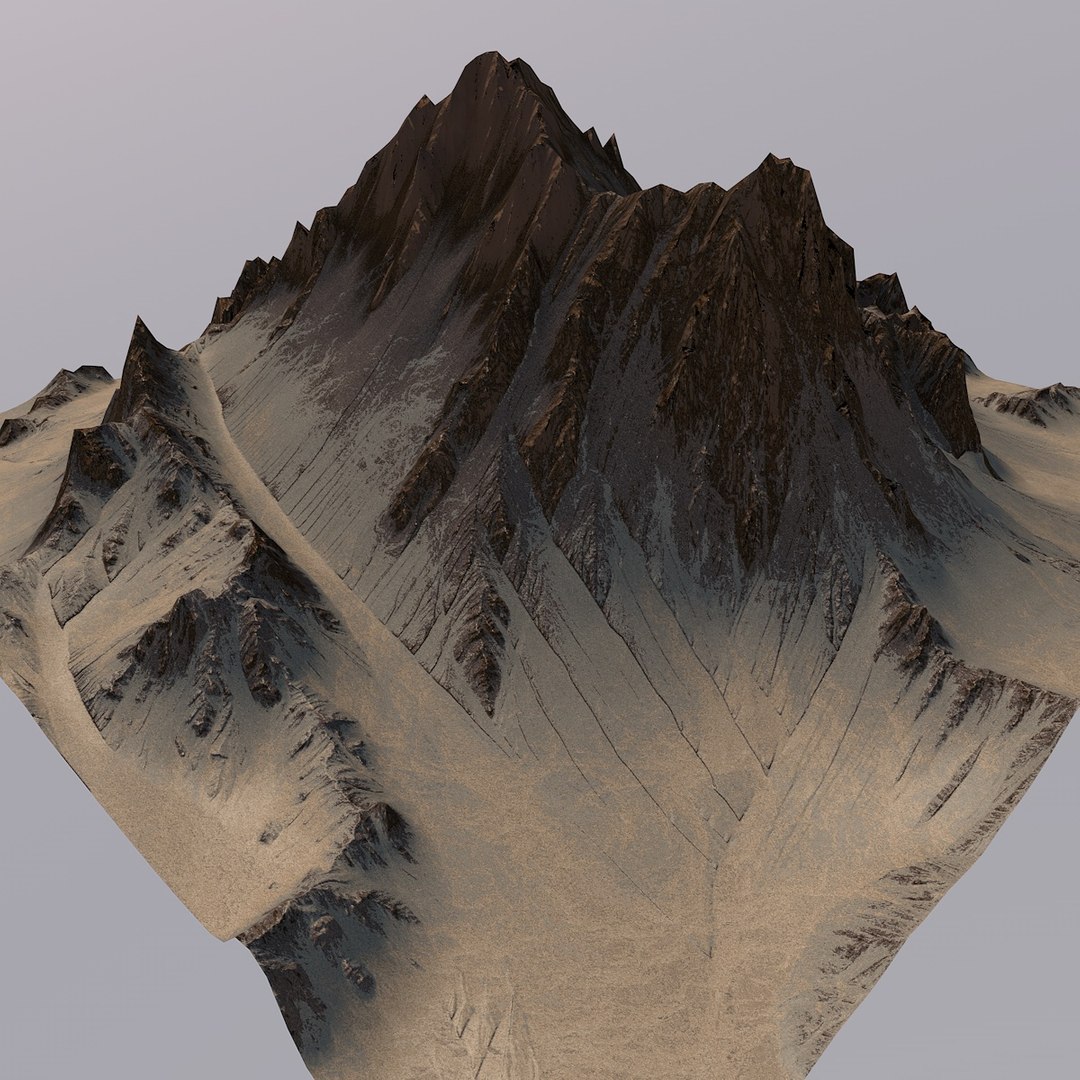 Desert Mountain Model | 1146983 | TurboSquid