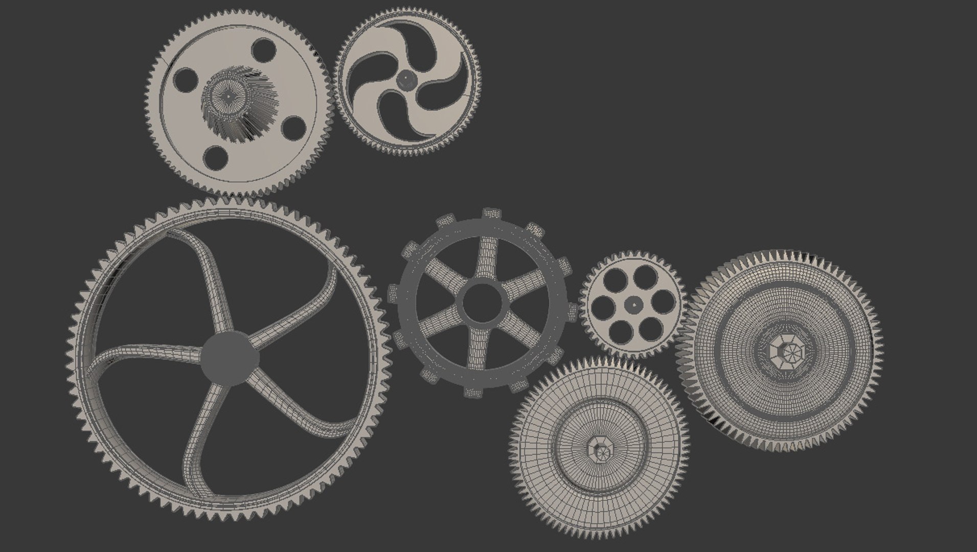 Industrial Cogs 3d Max