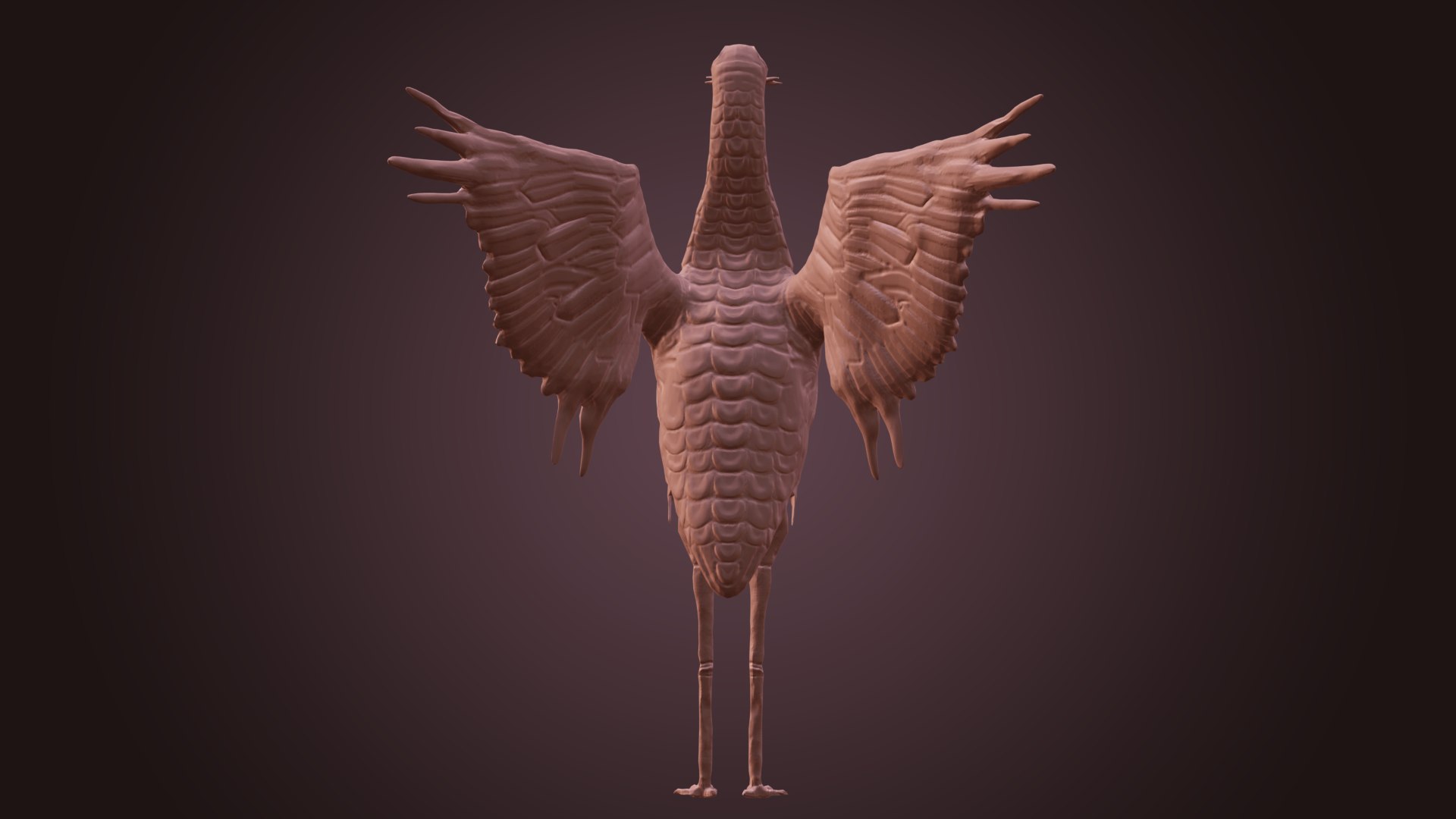 Bird God Statue 3D model - TurboSquid 1970758