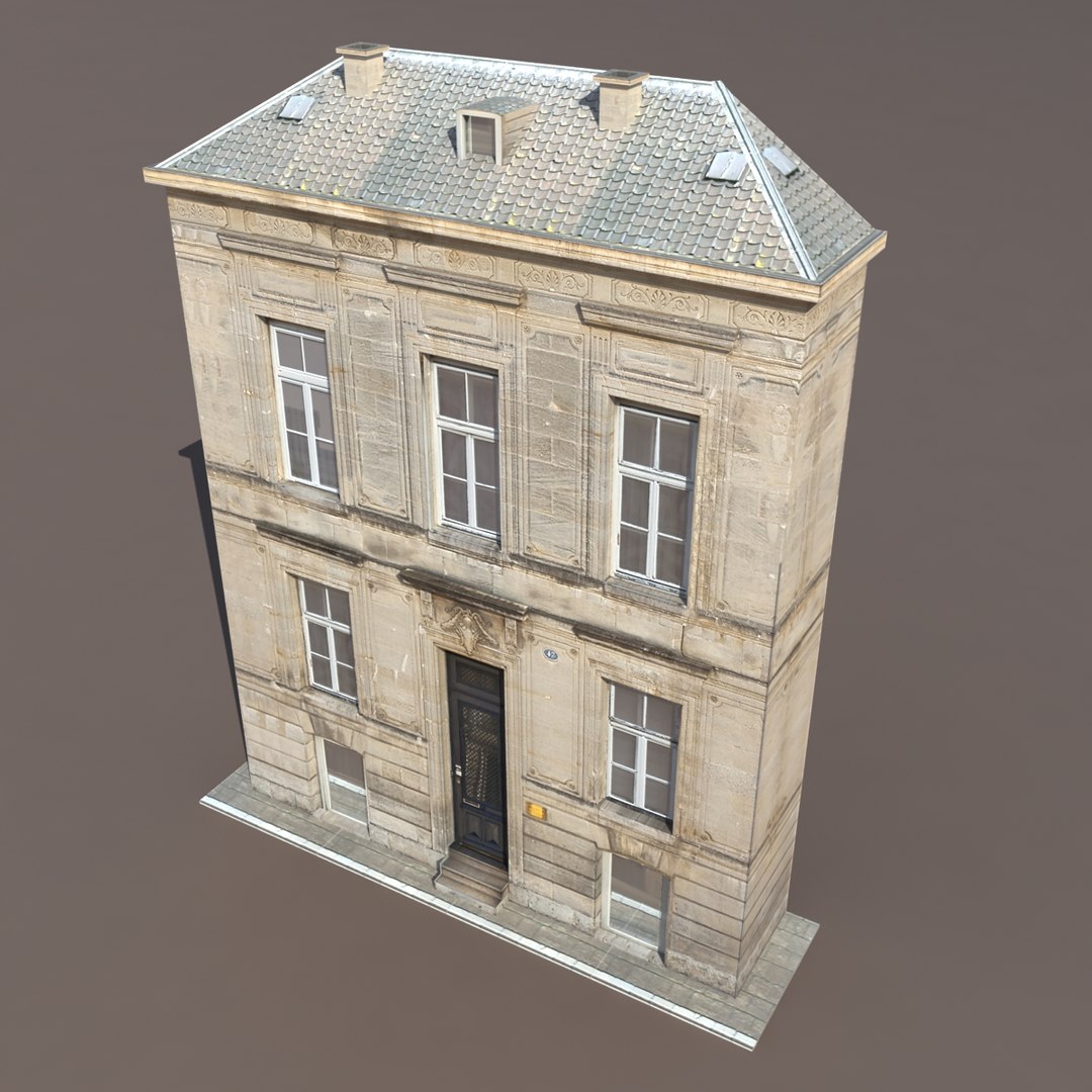 3ds Building Exterior Modelled
