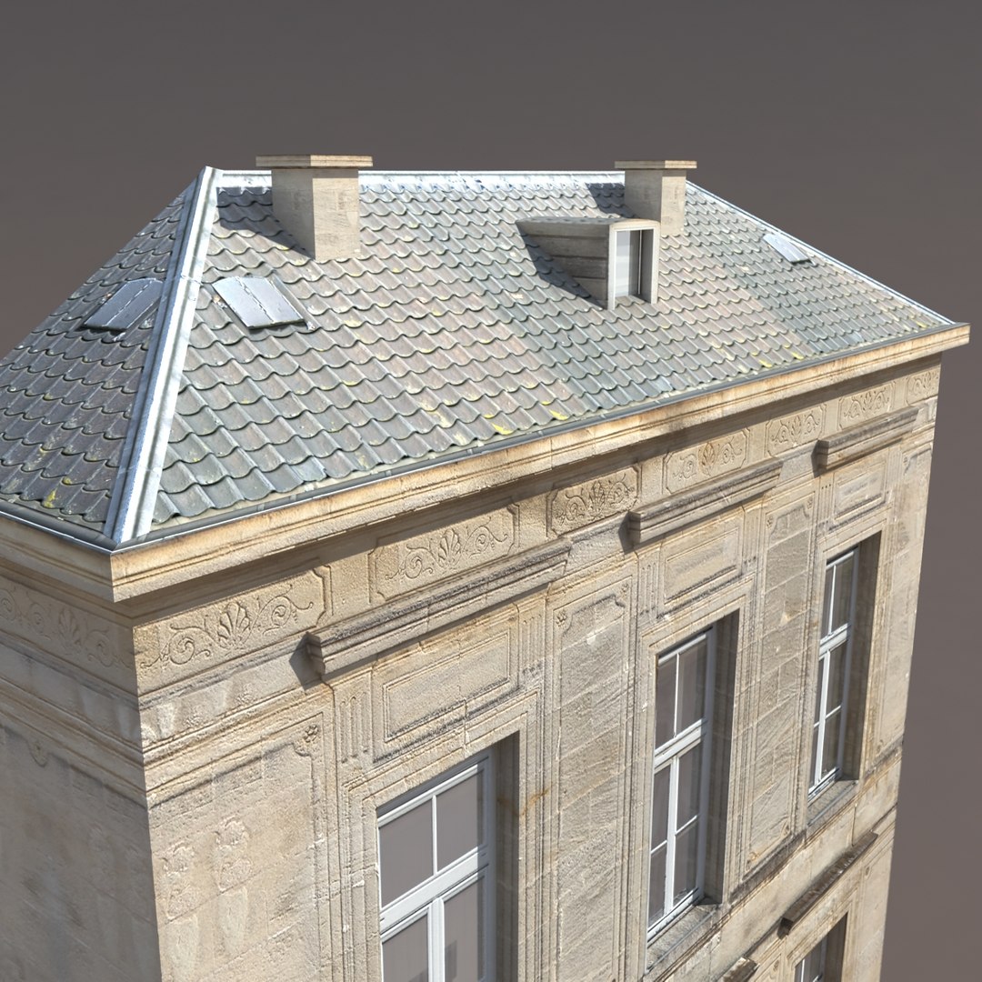3ds Building Exterior Modelled