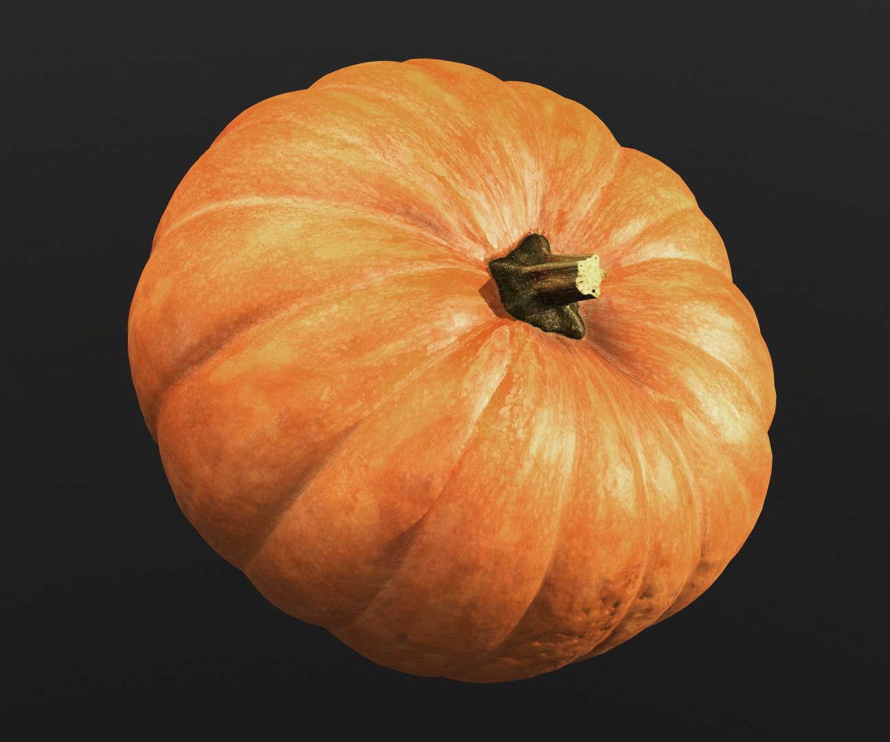 3D Pumpkin 6 Polly Model - TurboSquid 1335249