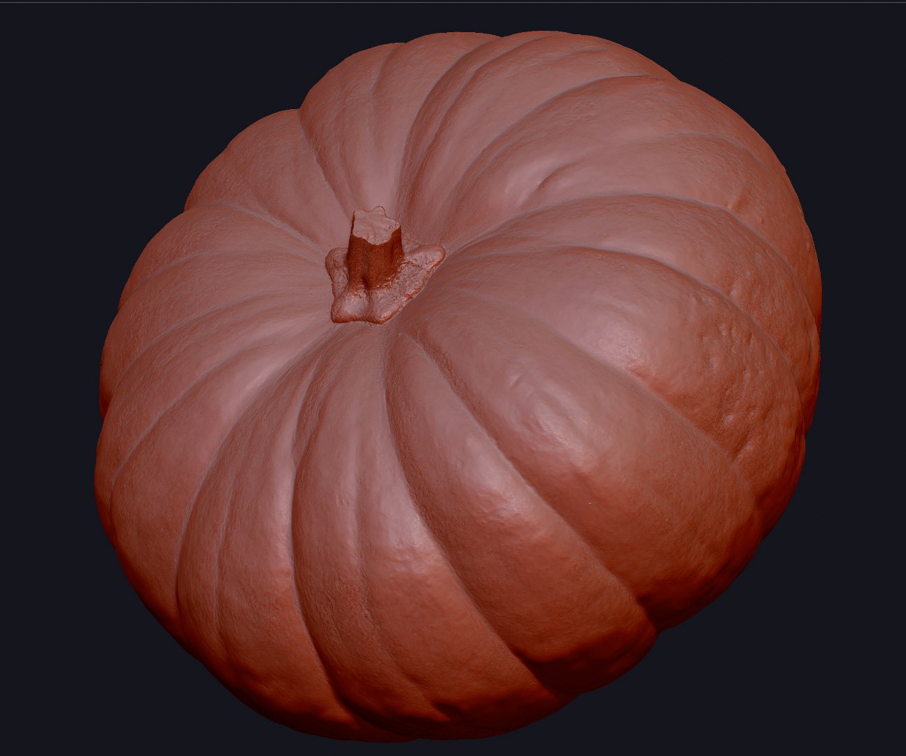 3D Pumpkin 6 Polly Model - TurboSquid 1335249
