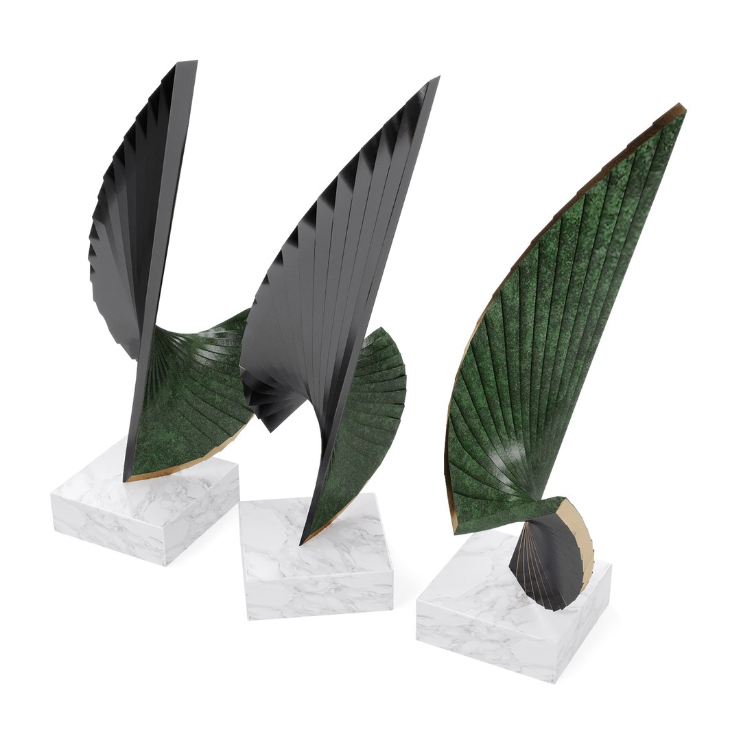 3D Tomas Joynes Aurora Borealis 2017 Sculpture - TurboSquid 2000672