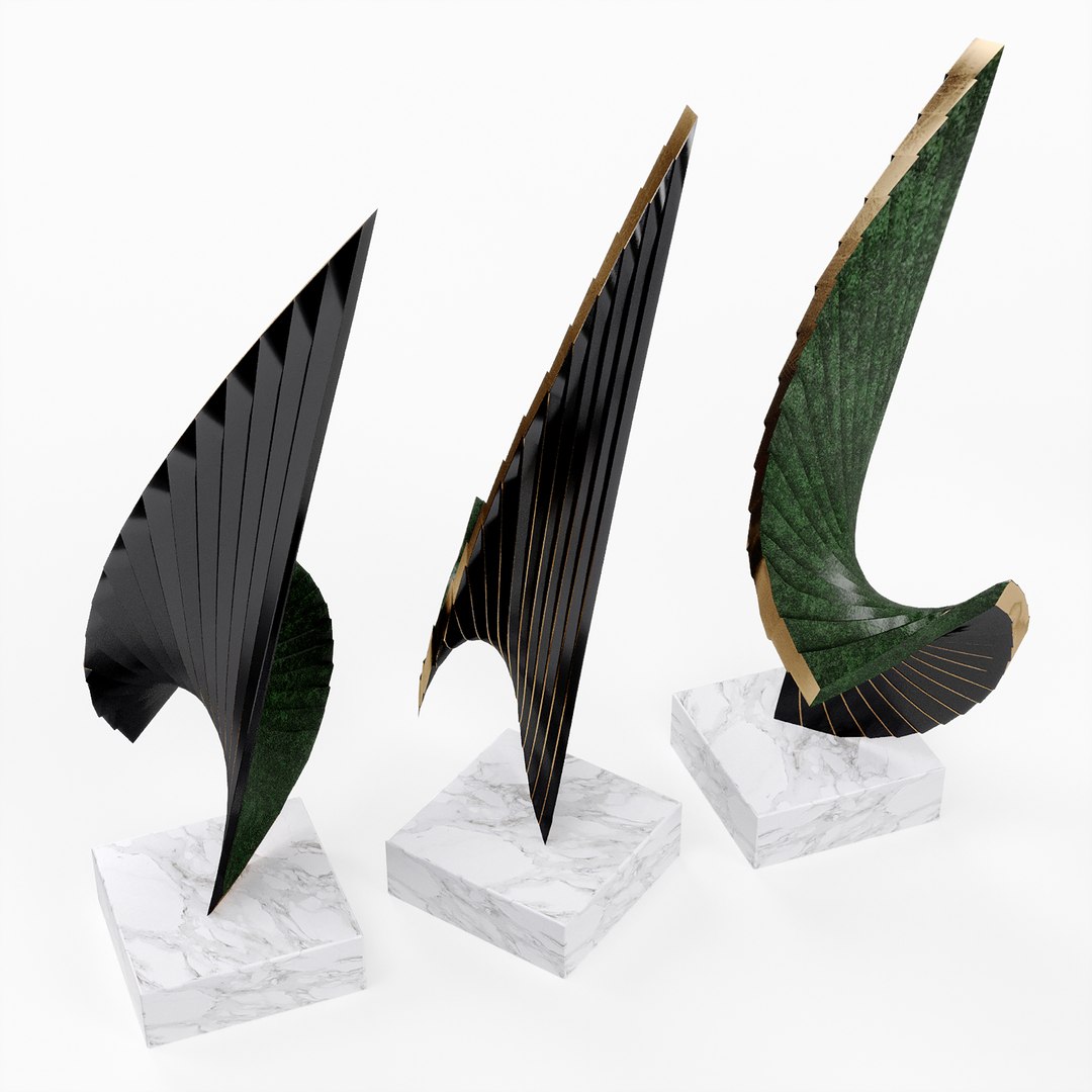 3D Tomas Joynes Aurora Borealis 2017 Sculpture - TurboSquid 2000672