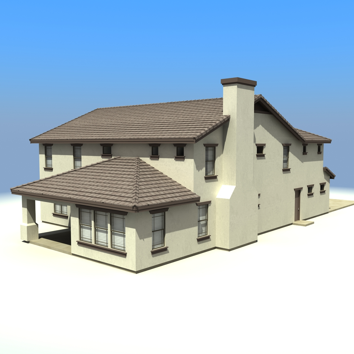 house set 4 3d 3ds