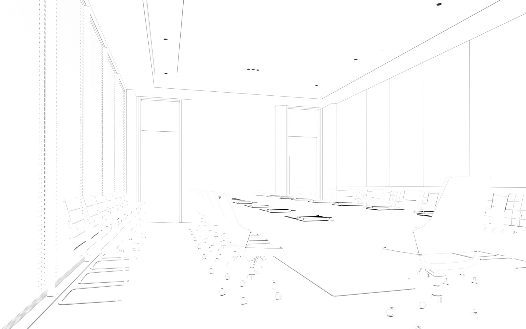 3D Meeting Room Model - TurboSquid 2282407