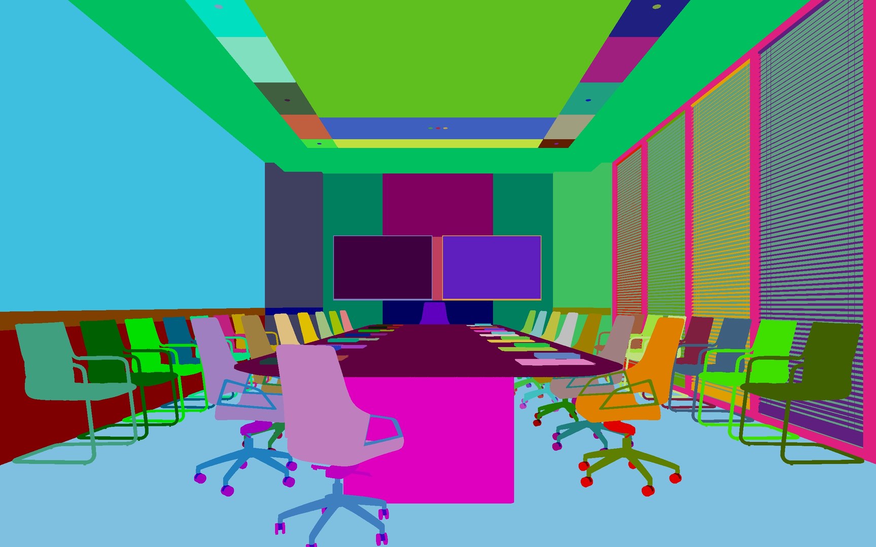 3D Meeting Room Model - TurboSquid 2282407