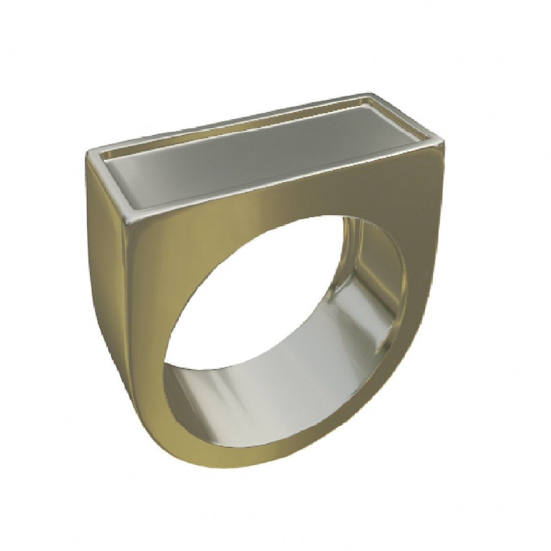 3D model LONG SQUARE RING - TurboSquid 1782903