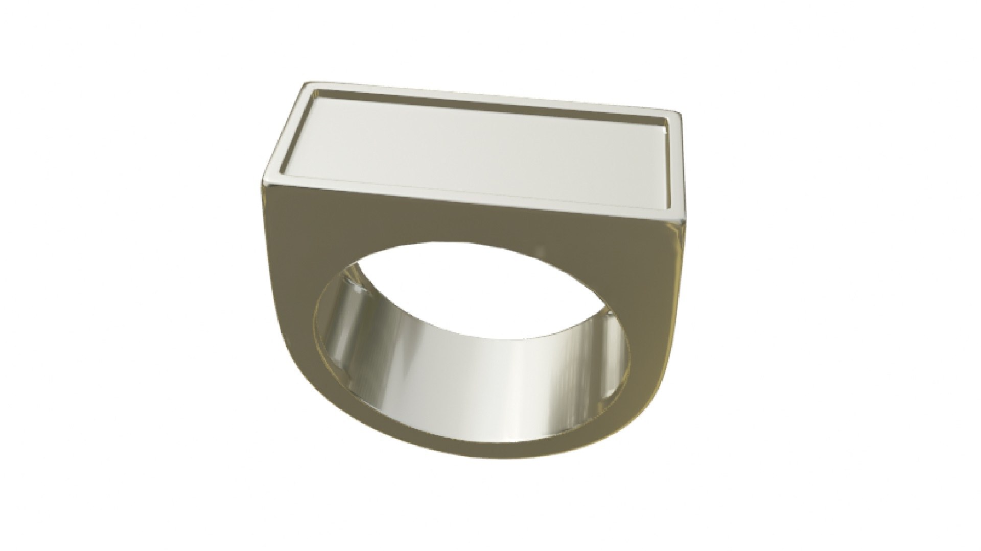 3D model LONG SQUARE RING - TurboSquid 1782903