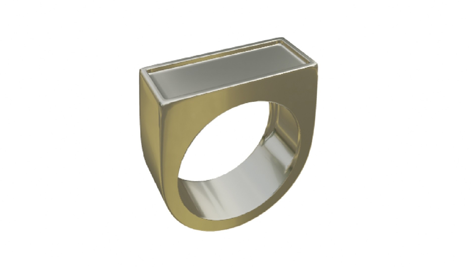 3D model LONG SQUARE RING - TurboSquid 1782903