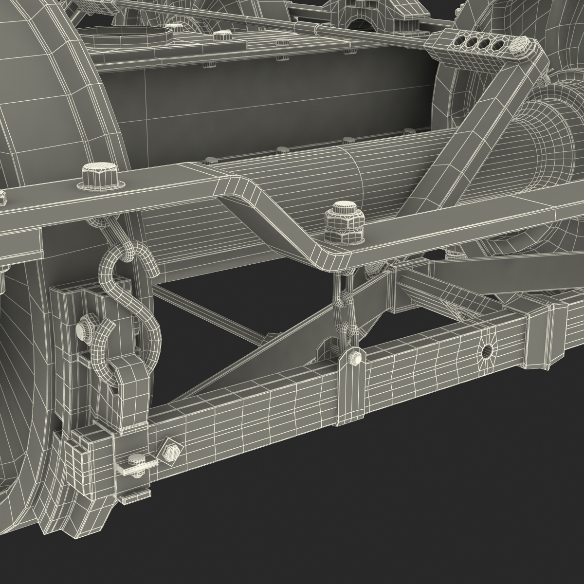 3d model train wheels 4