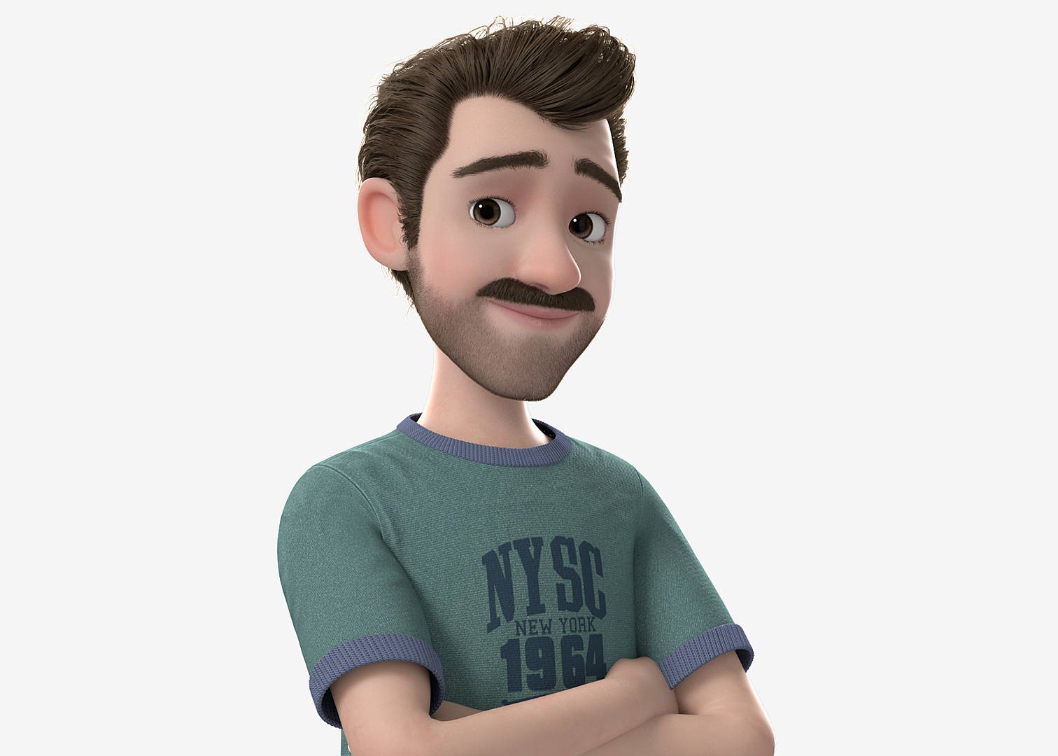 Cartoon family rigged 3D model - TurboSquid 1399087