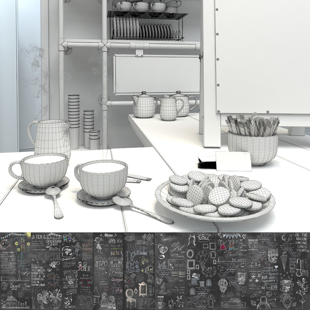 3D Model Creating Slate Chalk Surfaces - TurboSquid 1483947