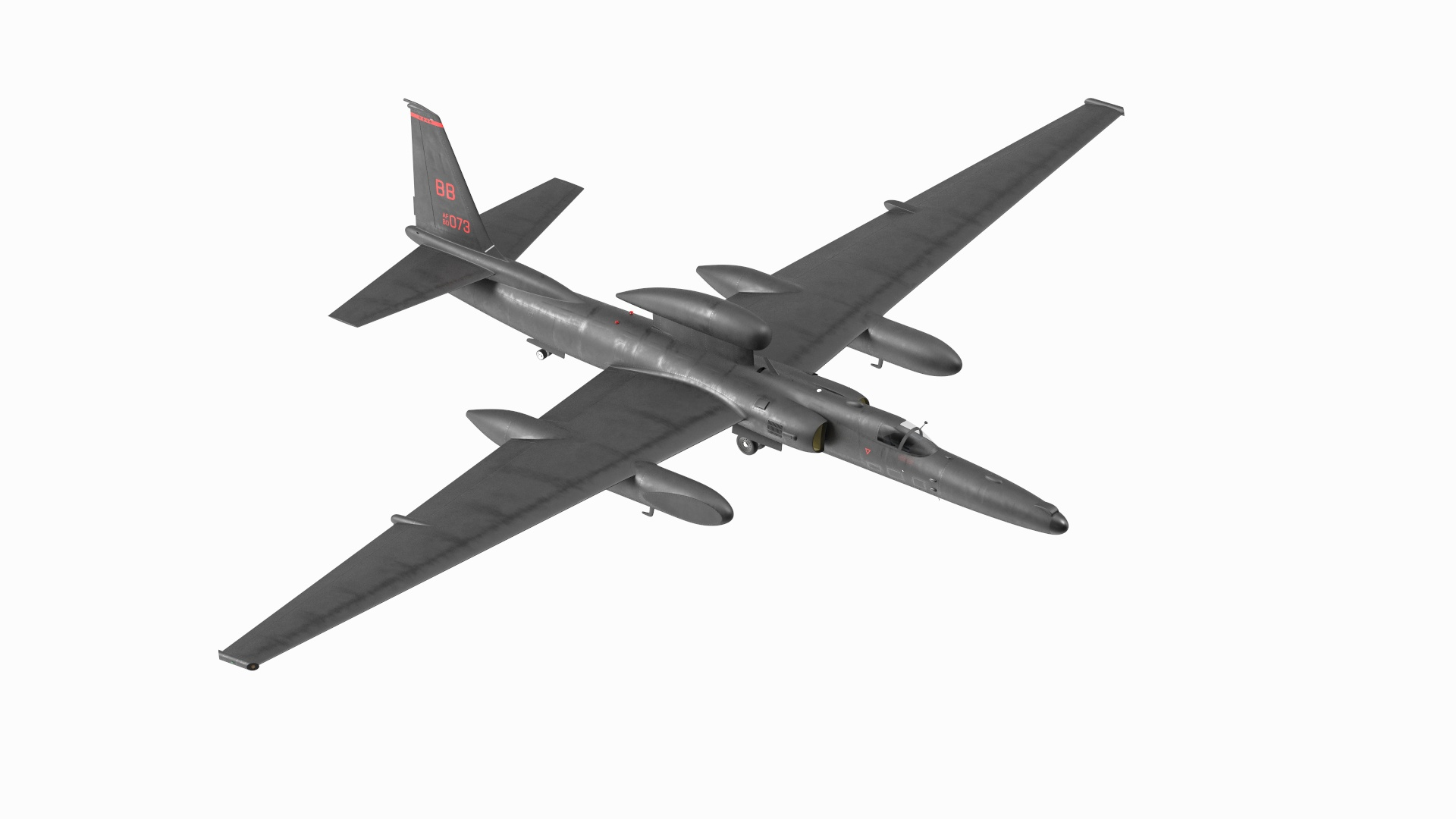 3D U2 Dragon Lady Aircraft Simple Interior Rigged - TurboSquid 2088461