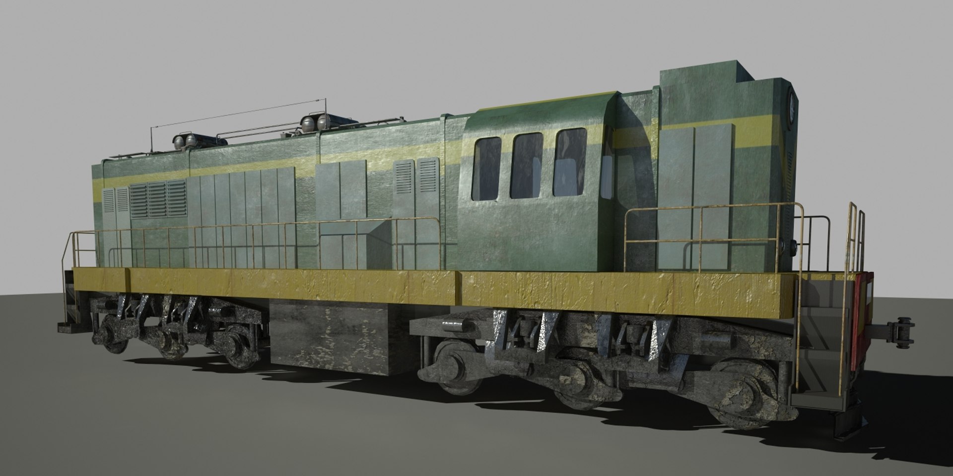 Train Locomotive 3D Model - TurboSquid 1195201