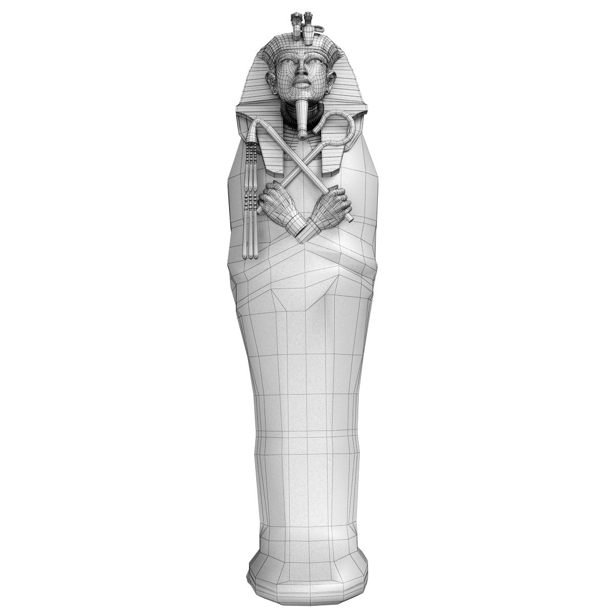 sarcophagus tutankhamun 3d model