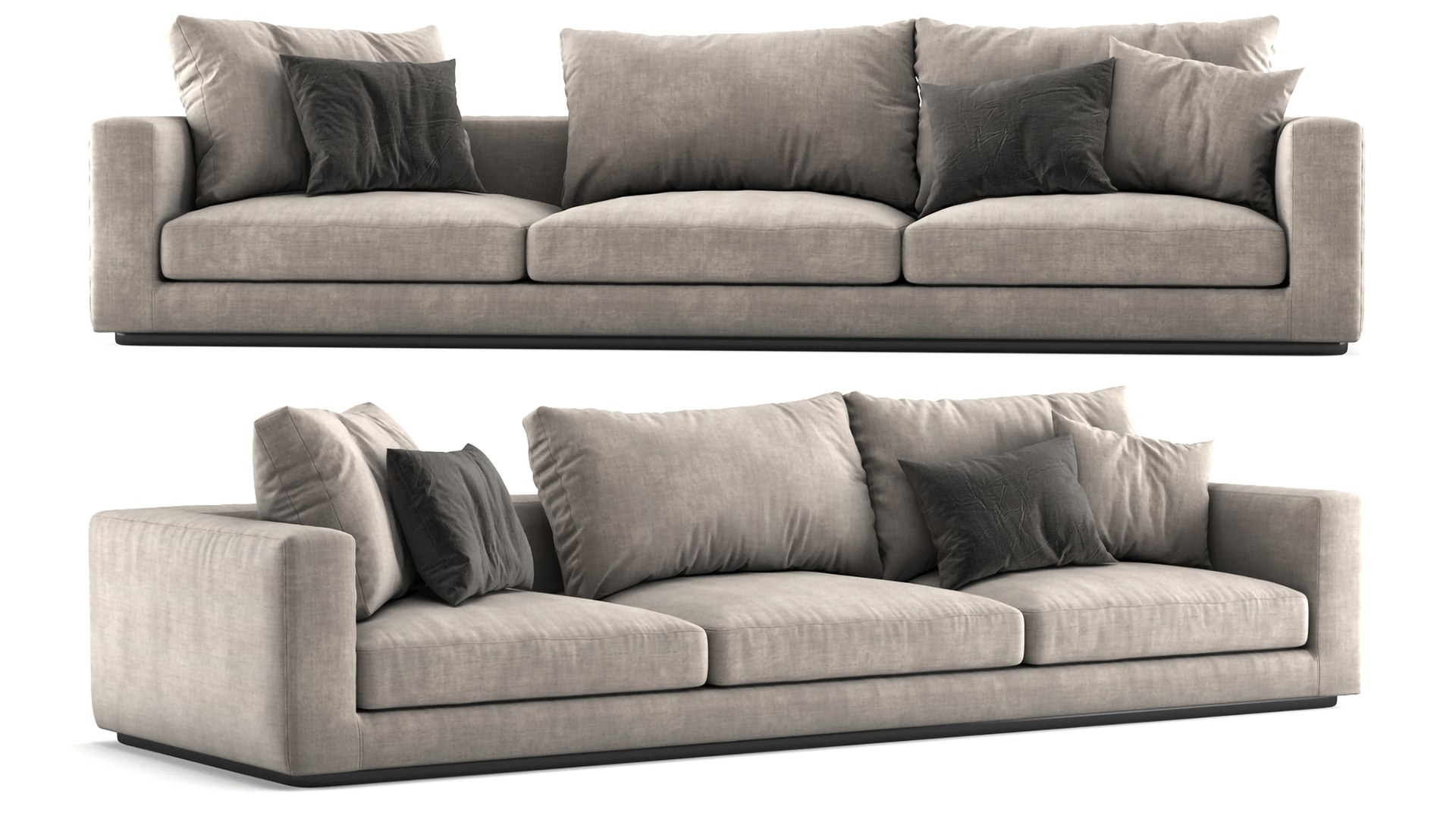 Minotti - Andersen Line 3D Model - TurboSquid 1993014