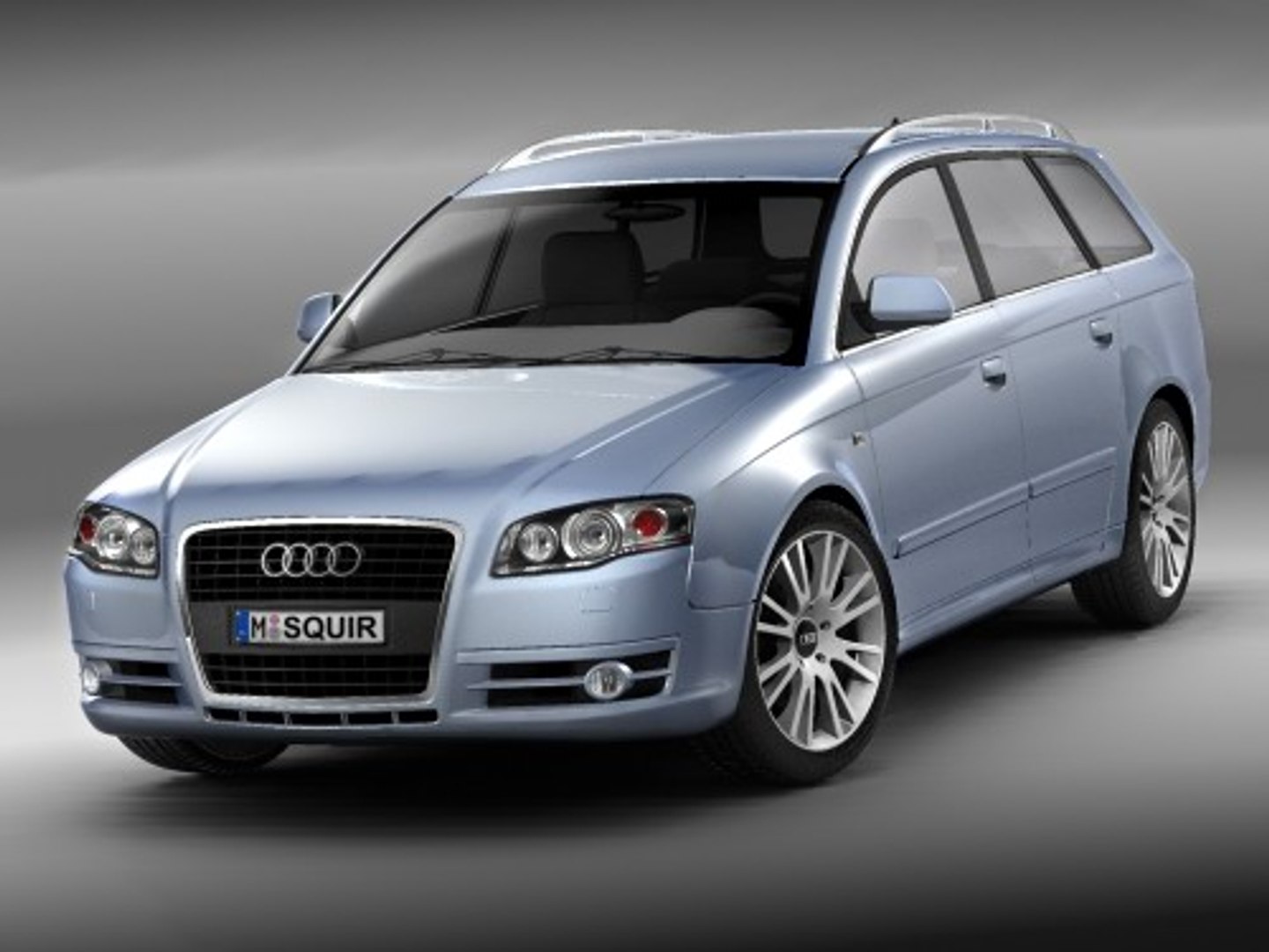 Audi A4 2005 Avant 3d Model