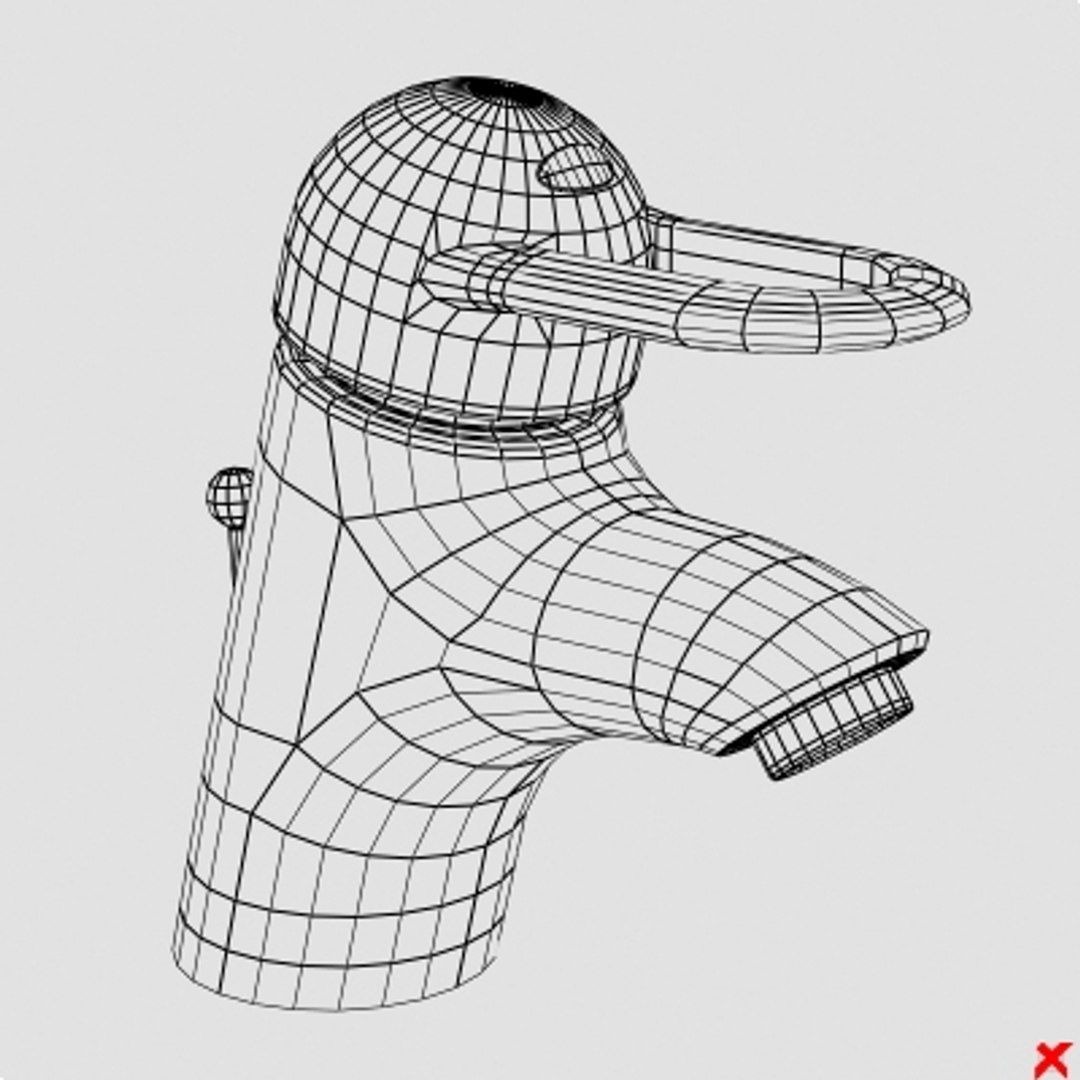 3d model faucet