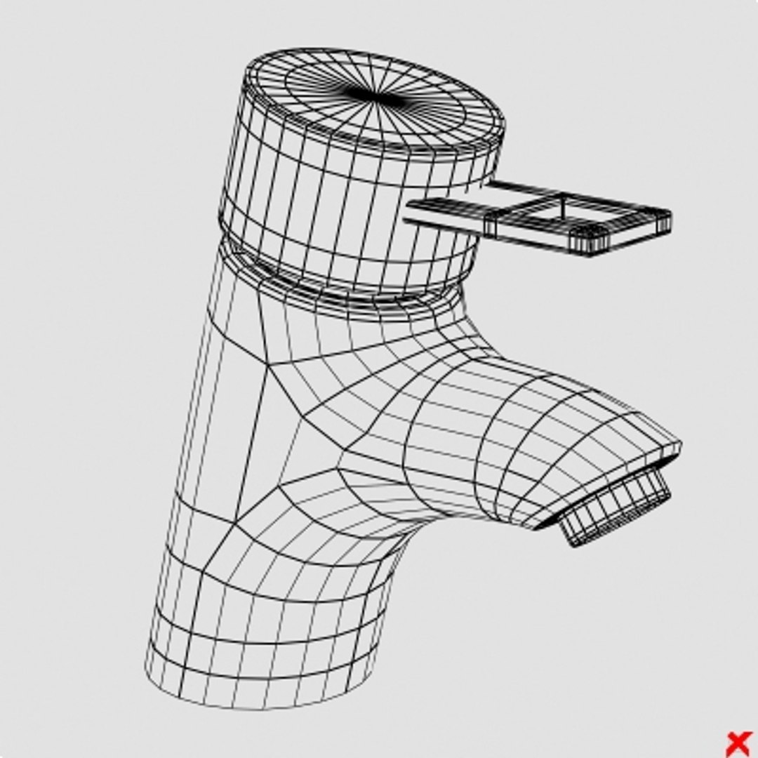 3d model faucet