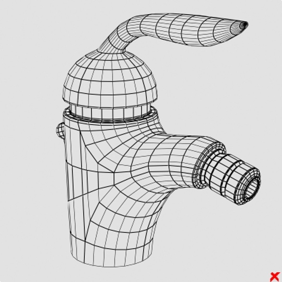 3d model faucet