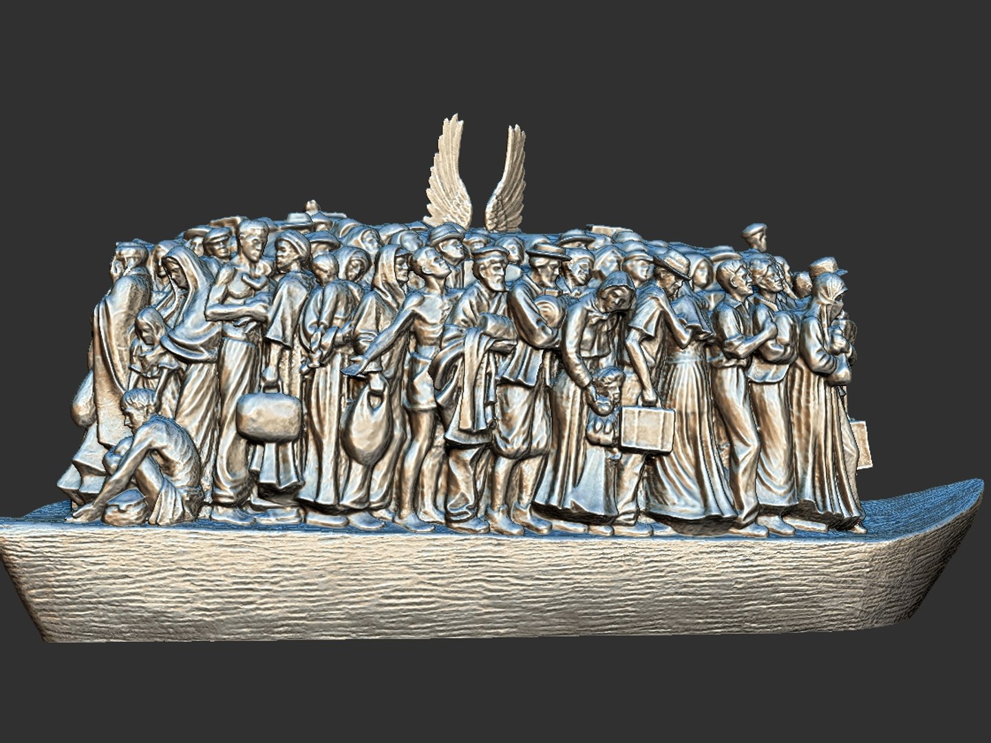 Boat Refugees 3D - TurboSquid 1754317