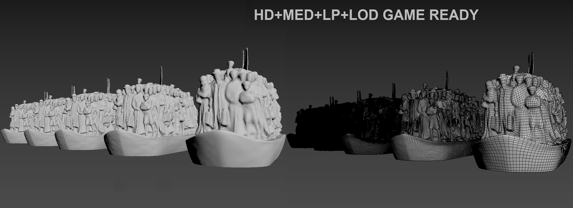 Boat Refugees 3D - TurboSquid 1754317